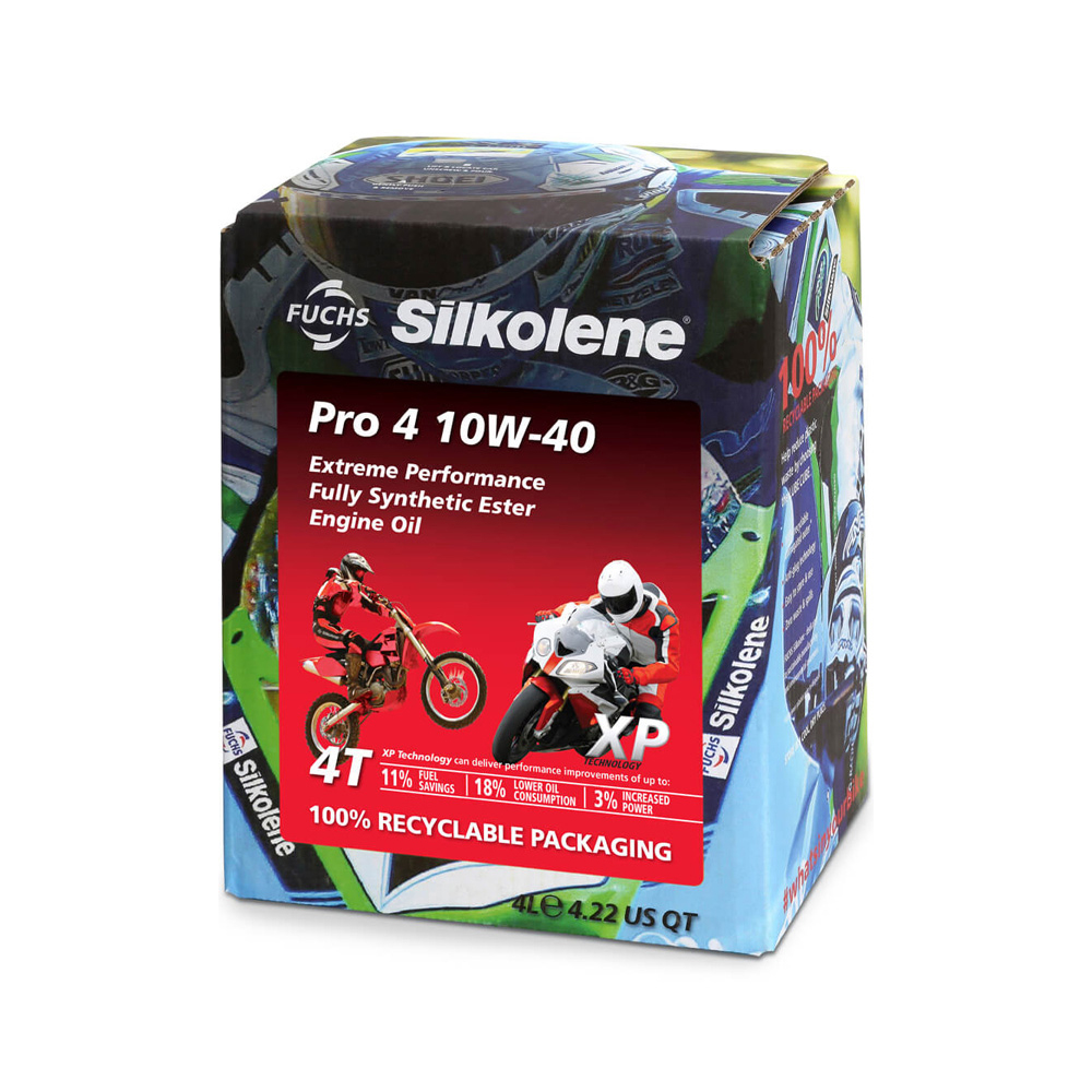 Silkolene Pro 4 Fully Synthetic 10W/40 Engine Oil - 4 Litres ...
